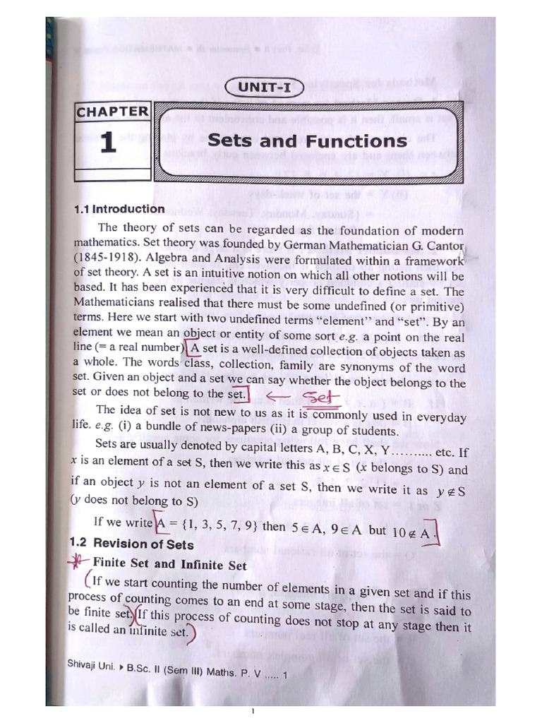 Set Relation Function (Section - 1) Tuition | PDF