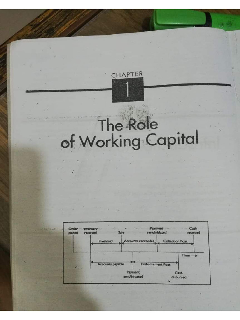 Chapter 1 the Role of Working Capital | PDF