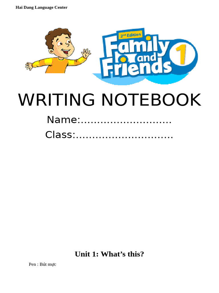 Writing Notebook | PDF