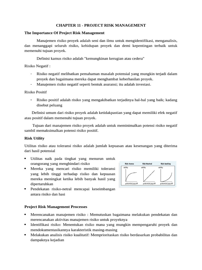 11 Project Risk Management | PDF