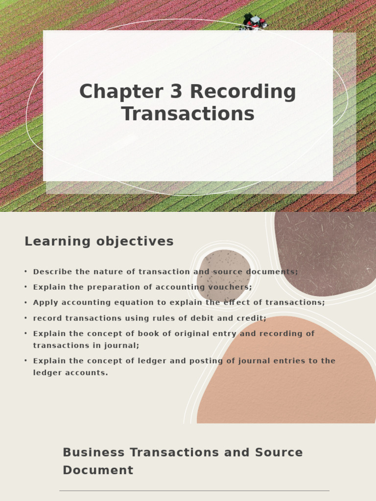 Journalizing Business Transactions | PDF | Debits And Credits ...