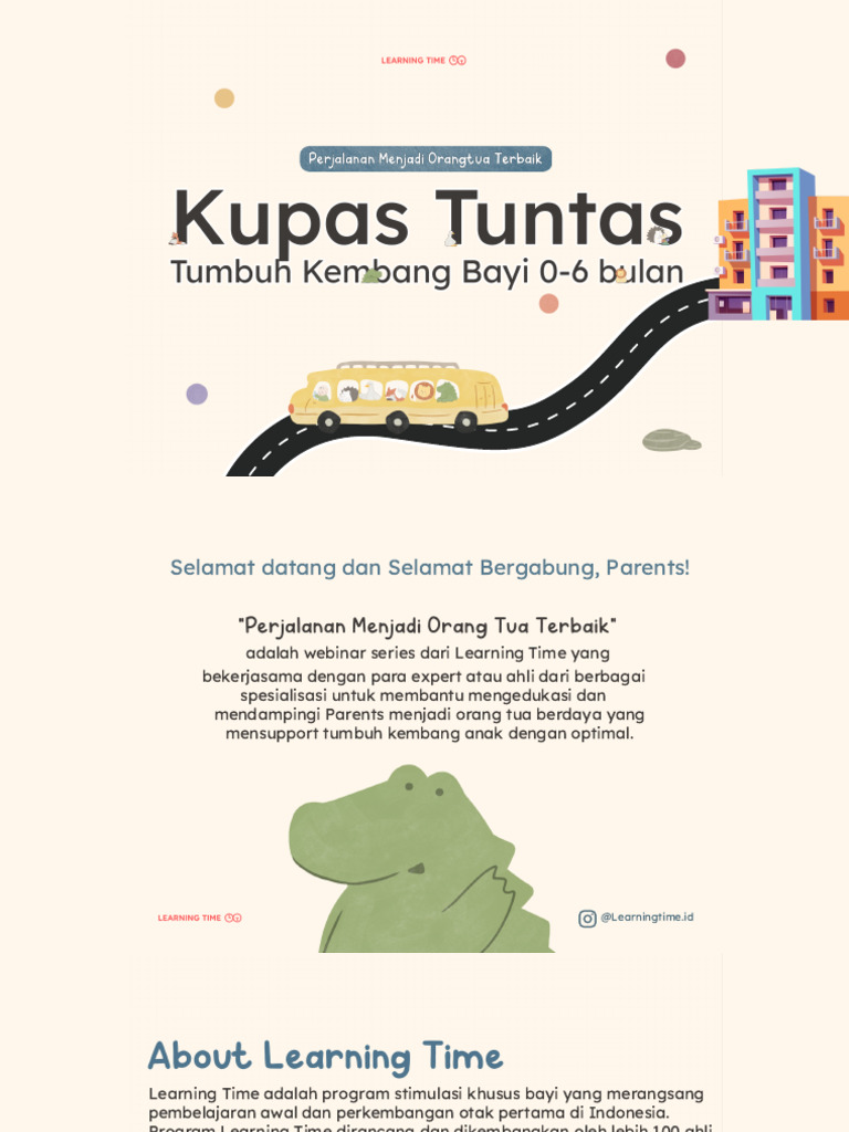 Kupas Tuntas Tumbuh Kembang Bayi 0 - 6 Bulan | PDF