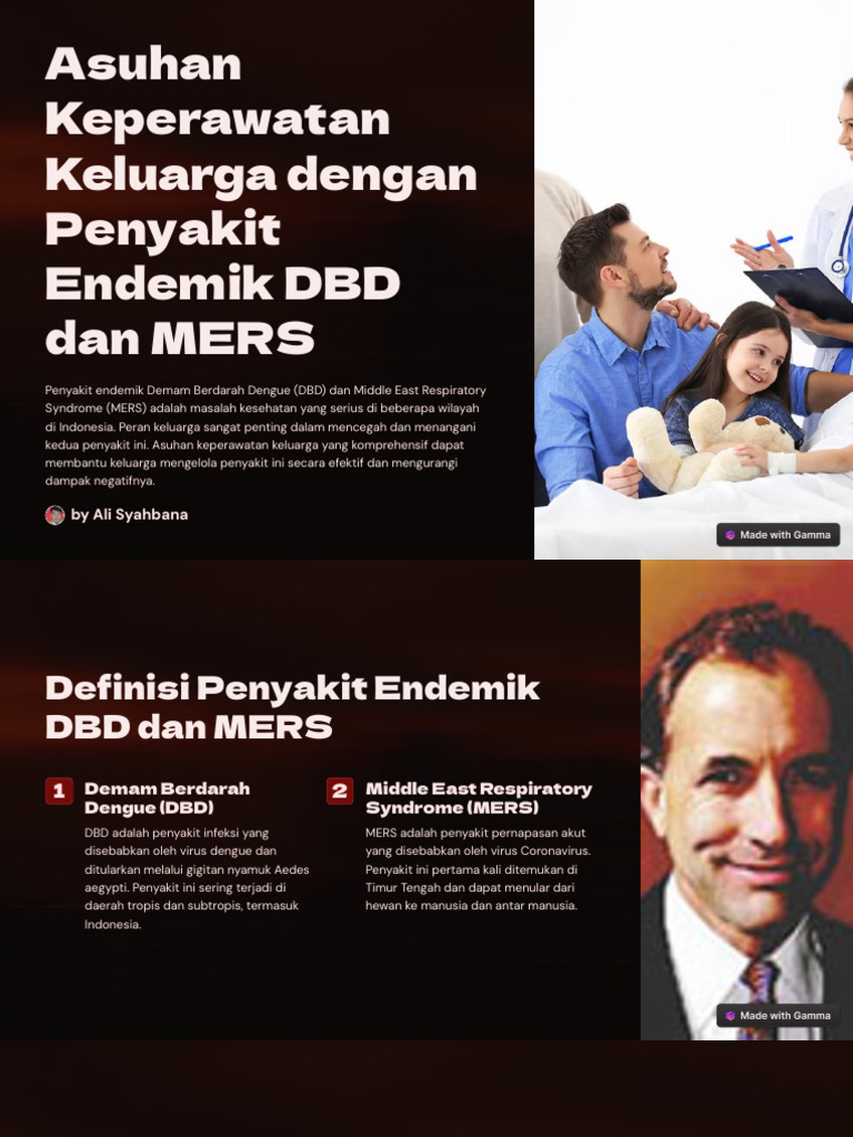Asuhan Keperawatan Keluarga Dengan Penyakit Endemik DBD Dan MERS | PDF