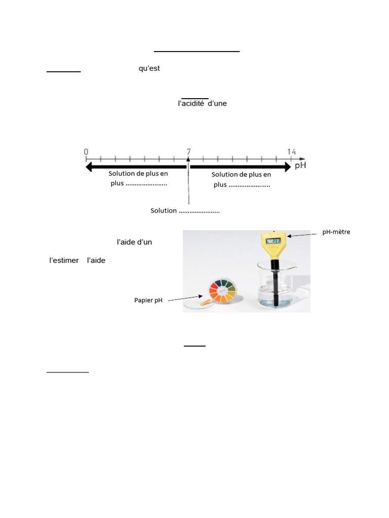 Comprendre le pH et son importance | PDF | Ph | Acide