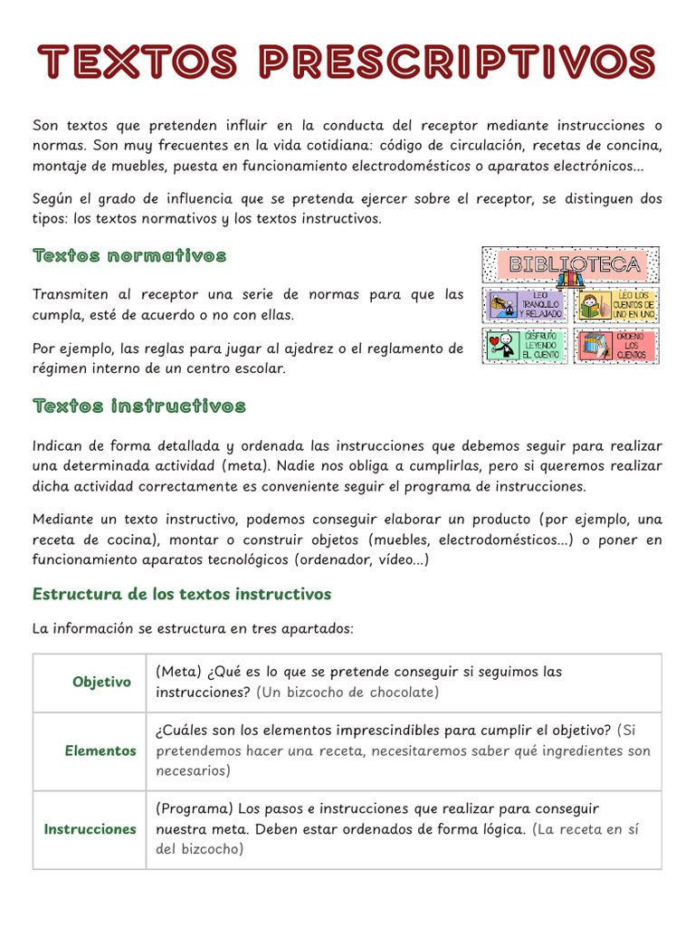 Textos Prescriptivos | PDF | Verbo