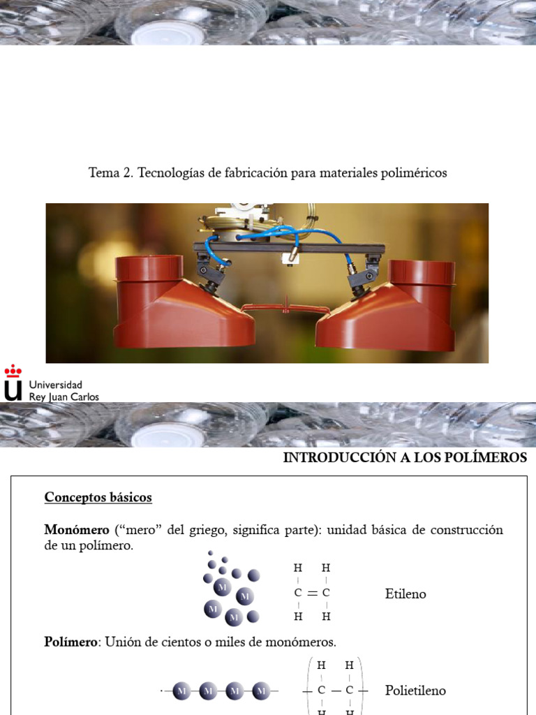 Tema 2 - TF para materiales poliméricos | PDF | Polímeros | Viscosidad