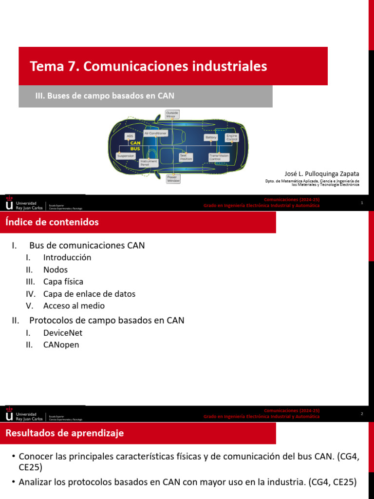 Bus CAN | PDF | Datos de computadora | Redes de computadoras