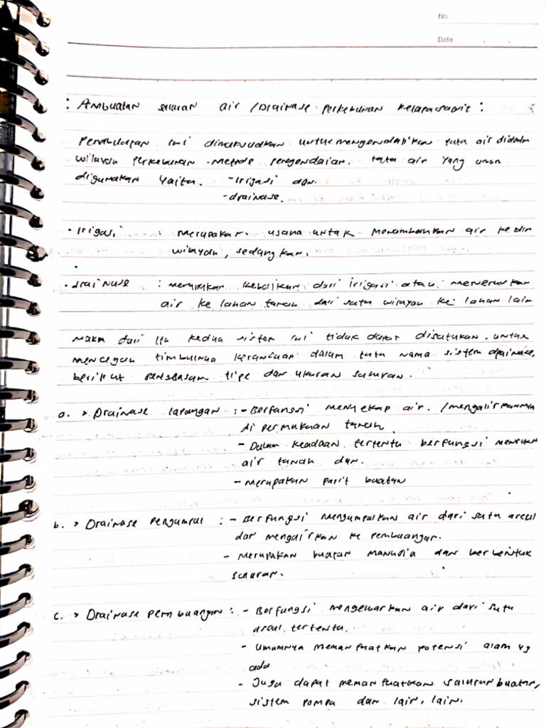 Ringkasan Drainase Pdf
