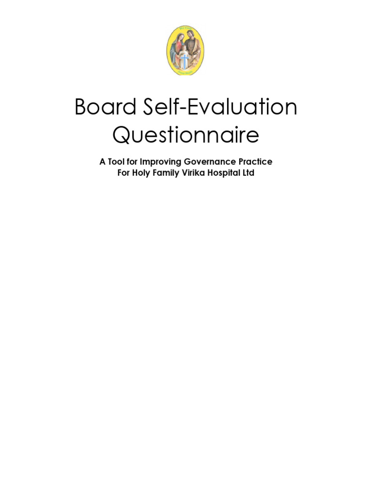 VIRIKA BoardSelf-Evaluation-Questionnaire-Dalhousie-University-College ...
