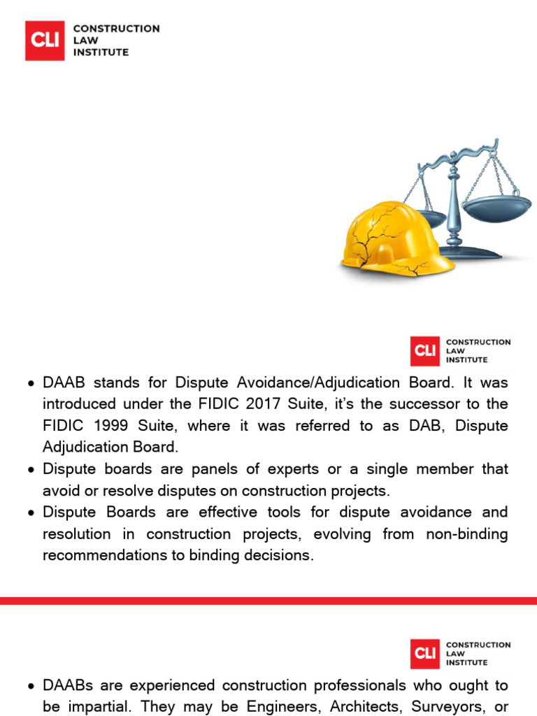 Presentation For Daabs Webinar | PDF | Arbitration | Adjudication