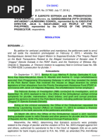 Estrada's PDAF Scam Case Resolution | PDF | Ex Post Facto Law | Legal ...