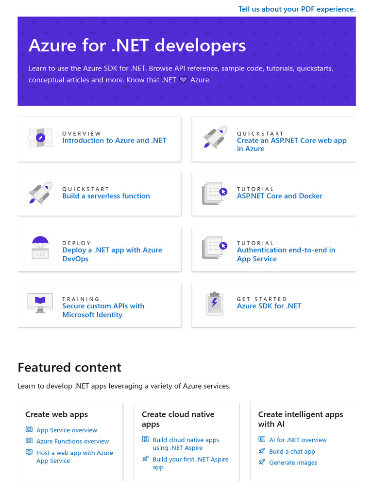 Dotnet Azure | PDF | Microsoft Azure | Command Line Interface