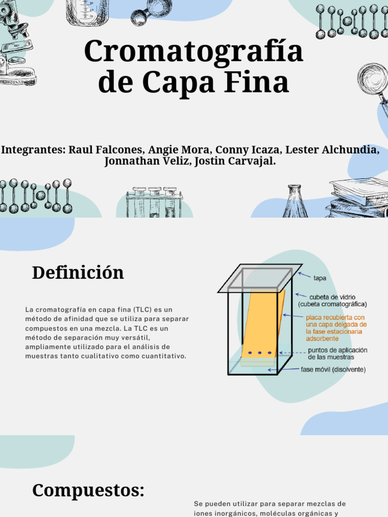 Cromatografía de Capa Fina | PDF | Cromatografía | Cromatografía de capa fina