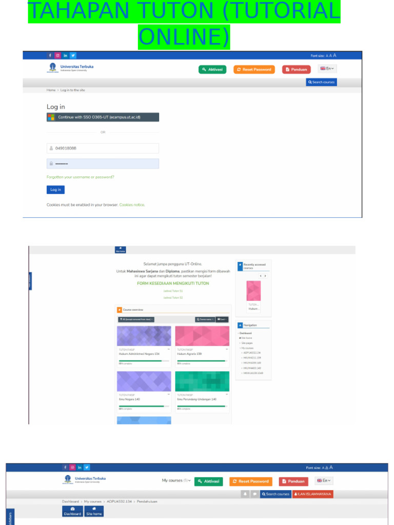 Tahapan Tuton 2025 | PDF