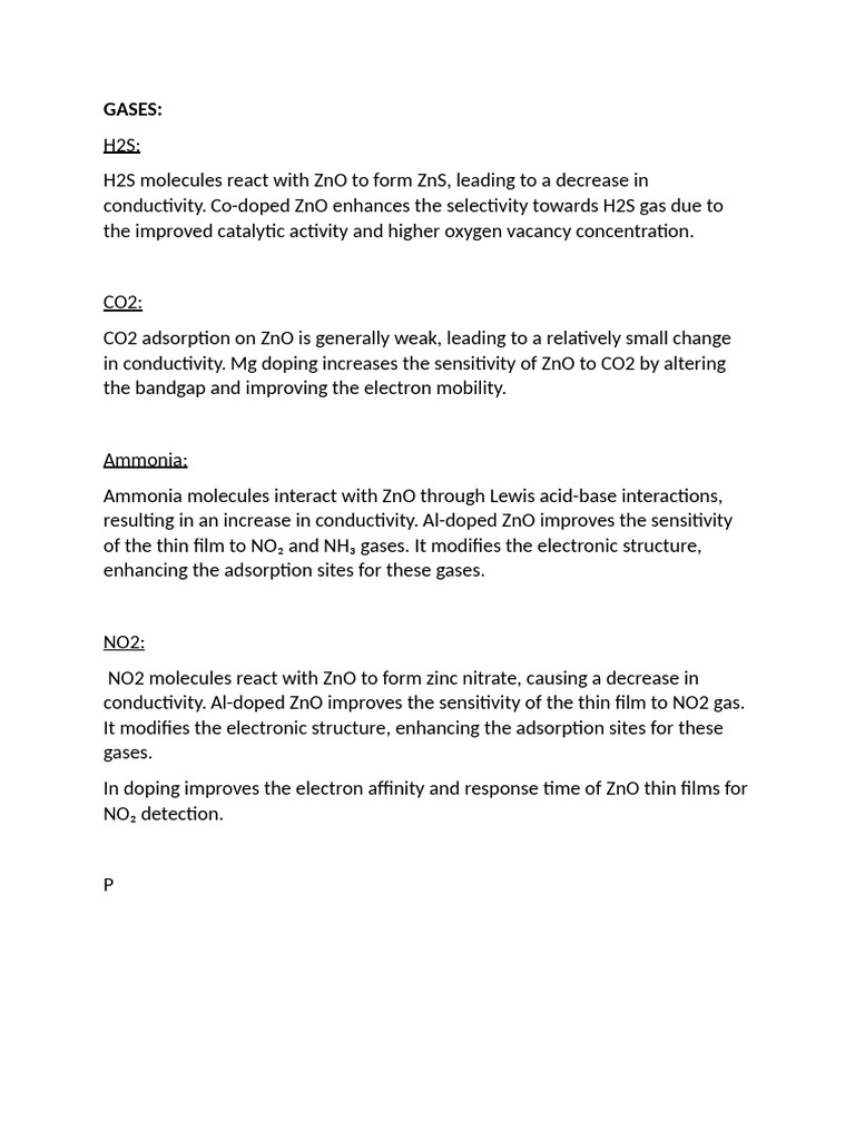 PREPARATION OF TB DOPED ZnO TFT | PDF | Zinc Oxide | Thin Film