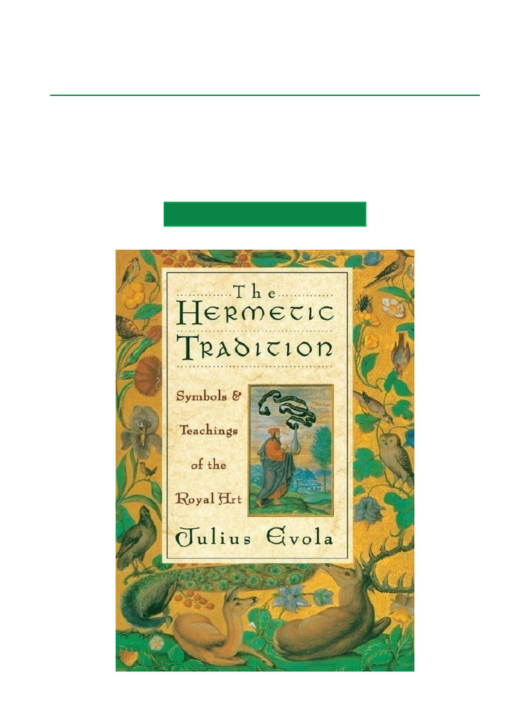 Get The Hermetic Tradition Symbols and Teachings of the Royal Art [FULL ...