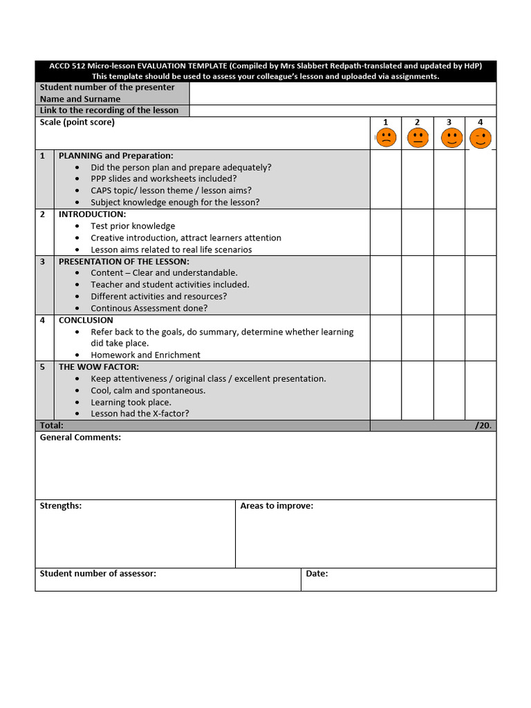 Accounting Rubric | PDF