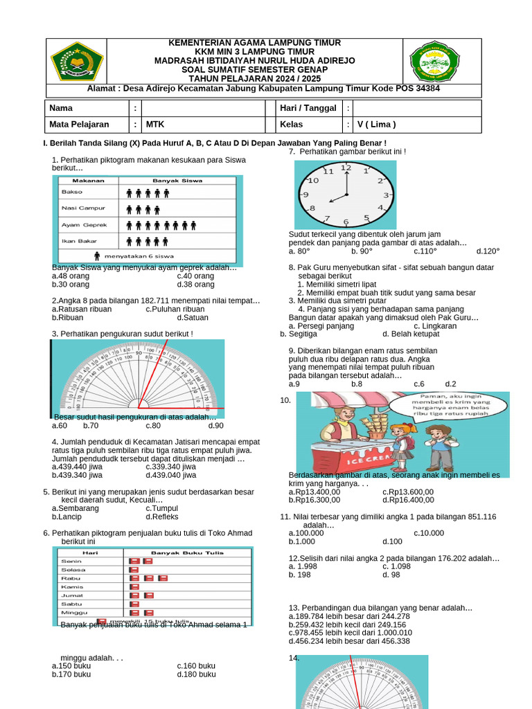 Soal Sas Genap Ipas | PDF