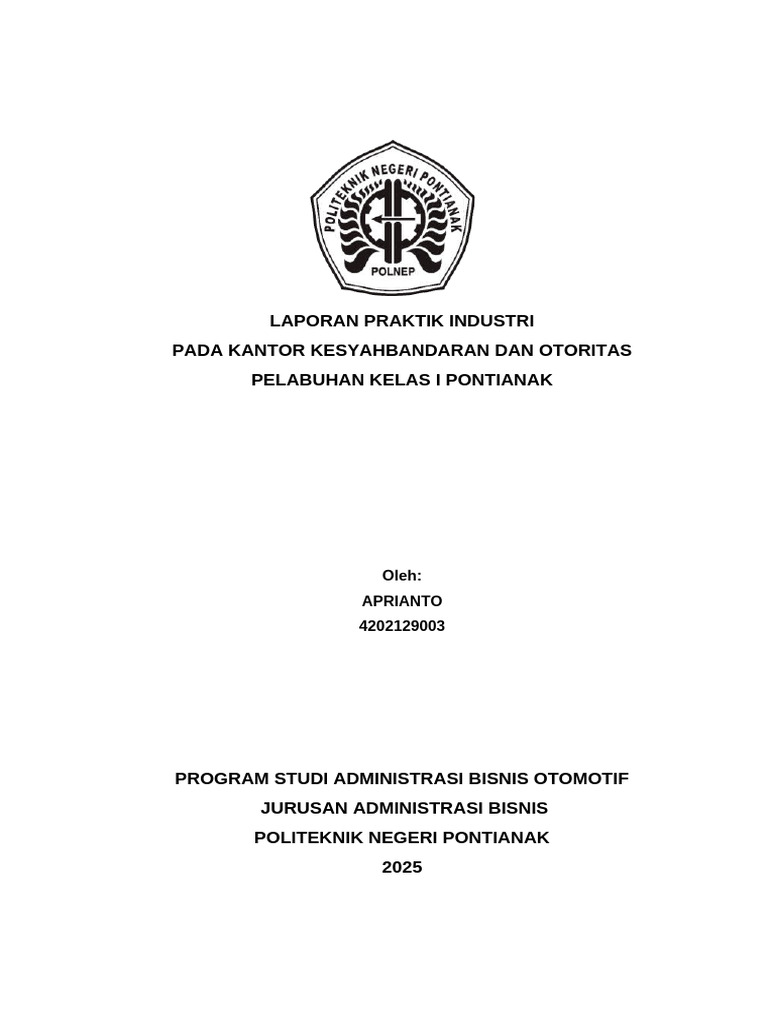 Laporan PI 2025 - 031217 | PDF