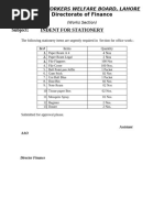 Purchase Indent Format | PDF