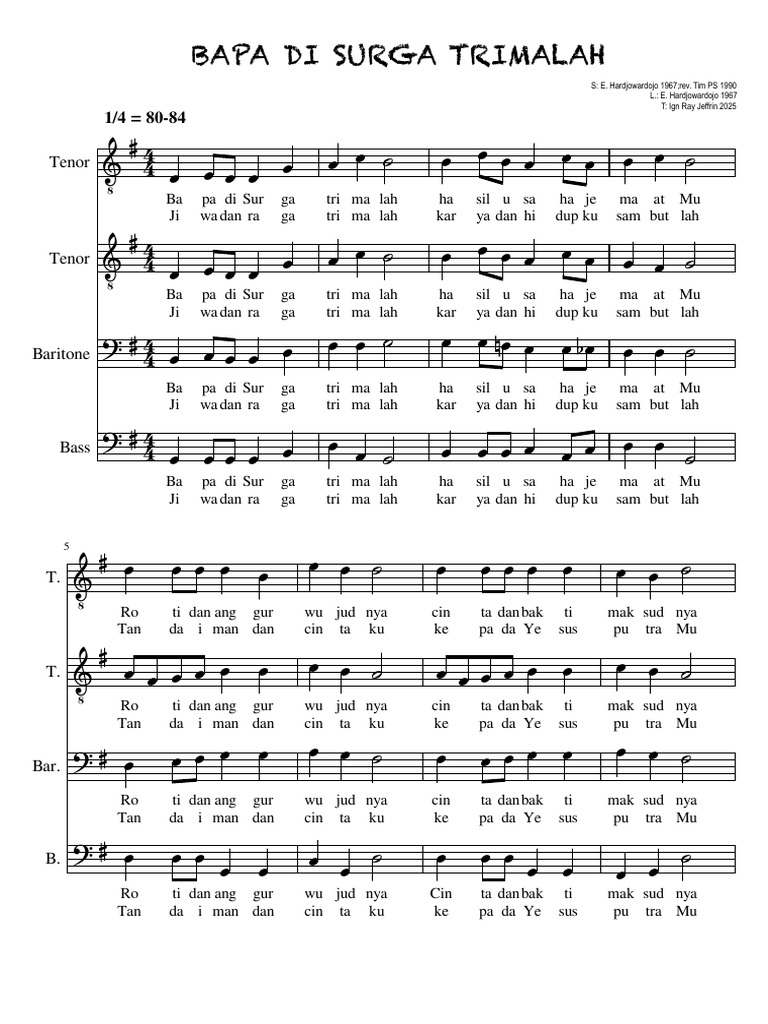 BAPA DI SURGA TRIMALAH | PDF