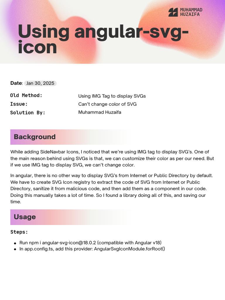 Using angular-svg-icon | PDF
