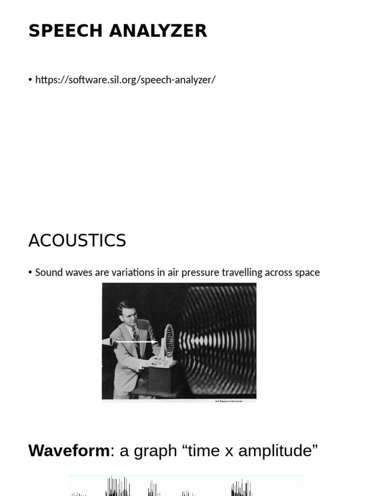 Speech Analysis | PDF