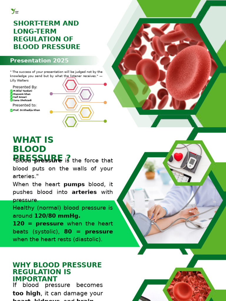 Blood Pressure Regulation Overview | PDF | Angiotensin | Blood Pressure