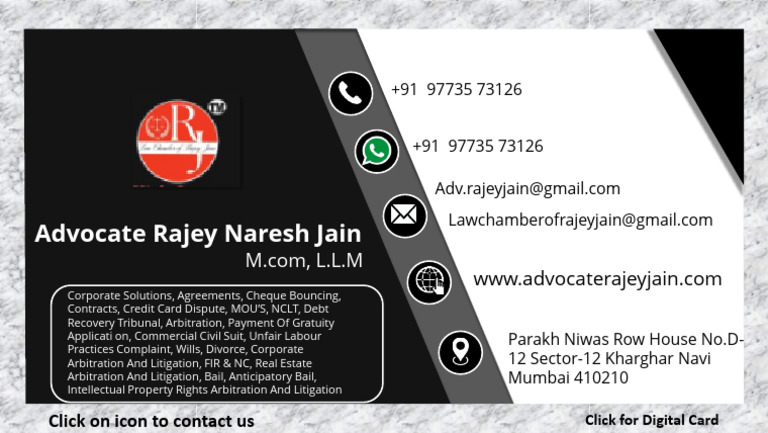 Advocate Rajey Naresh Jain 1 | PDF