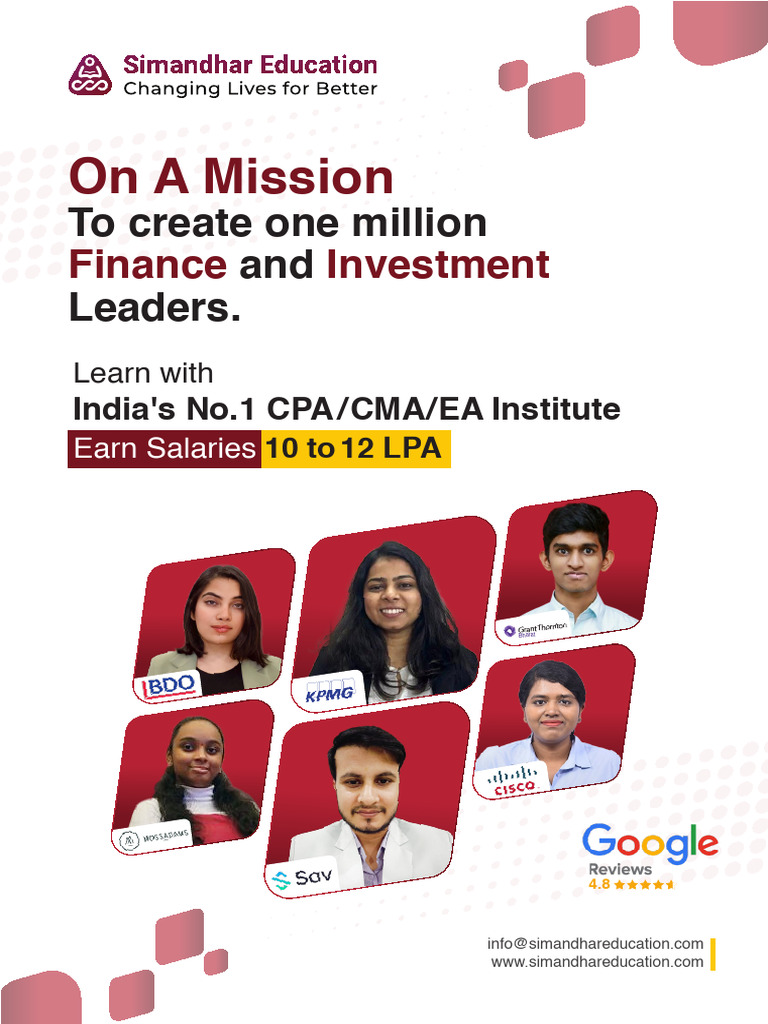 CPA+CMA+Prospectus 12th+apr25 | PDF | Certified Public Accountant | Management Accounting