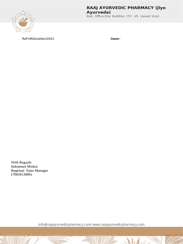 Letter Head | PDF