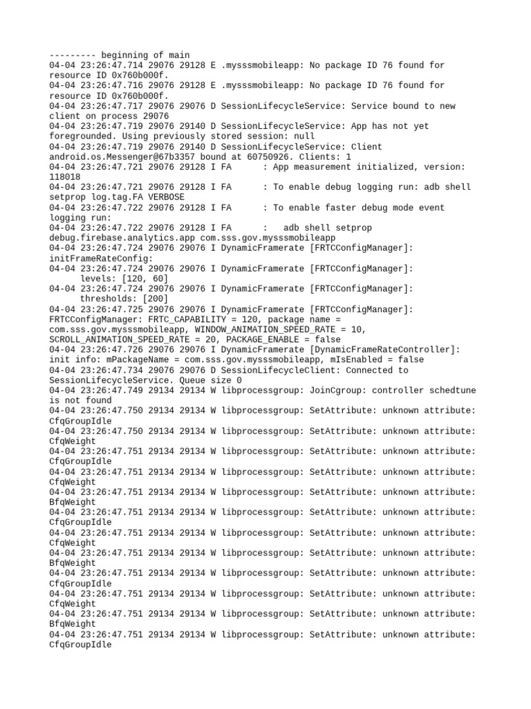 Sss Log 04 04 2025 23 26 47 | PDF | Software Engineering | Embedded Linux Distributions
