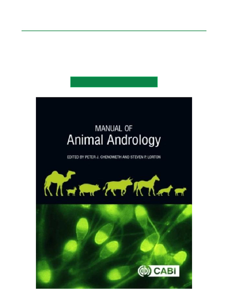 Secure Copy Manual of Animal Andrology PDF DOCX Download | PDF