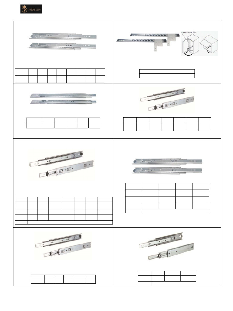 EBCO Telescopic Channel Price List | PDF