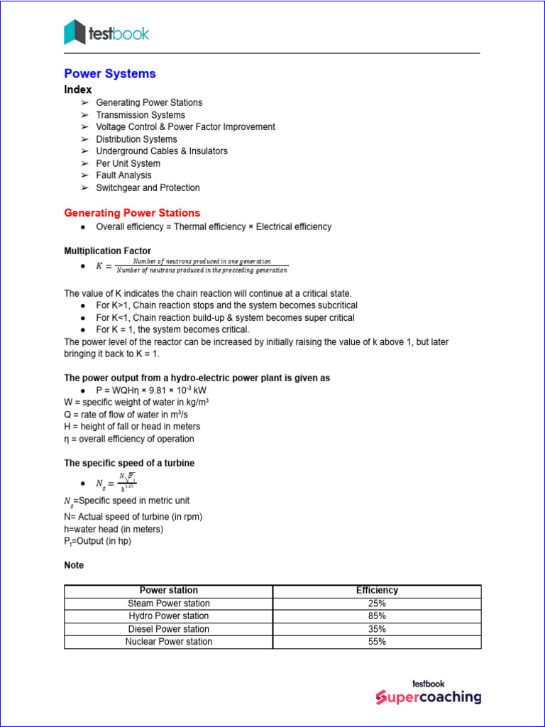 Power Systems: Index | PDF | Ac Power | Electric Power Distribution