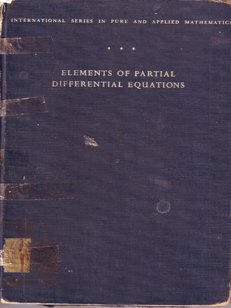 Partial Differential Equation (I. N. Sneddon) | PDF