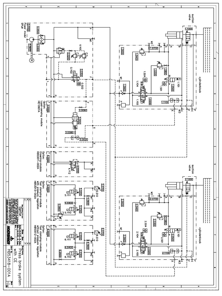 HAWE Hydraulic Diagram | PDF