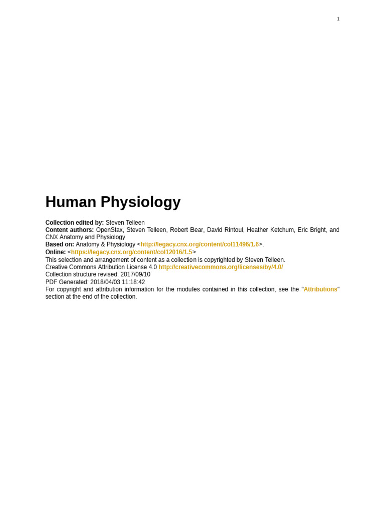 Physiology Book | PDF | Cellular Respiration | Kidney
