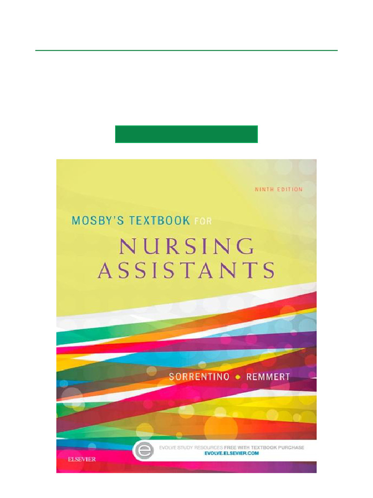 Read Mosby's Textbook For Nursing Assistants - 9th Edition PDF DOCX ...