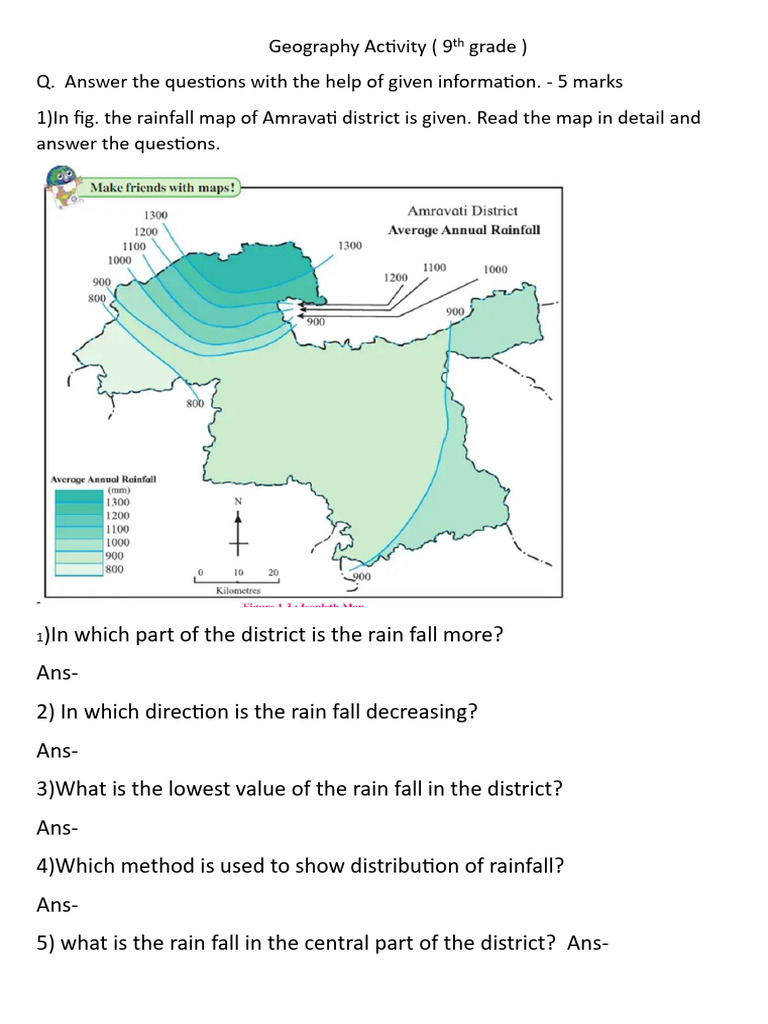 Geography Activity - Sem II - (9th Grade) | PDF