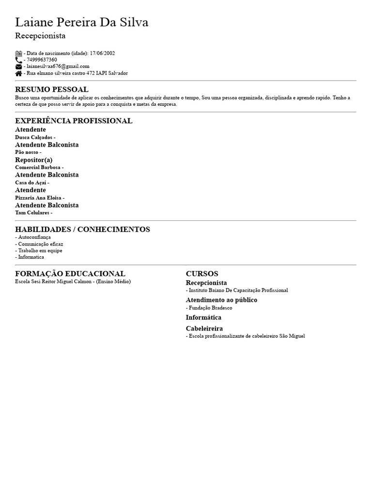 Curriculumvitae | PDF