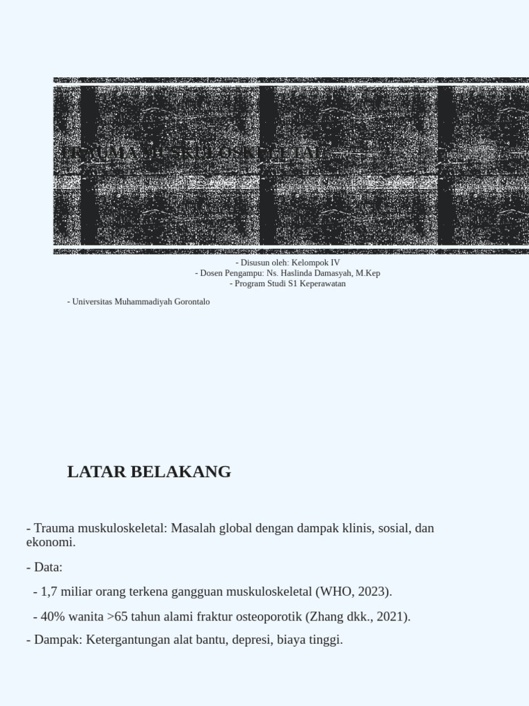 Trauma Muskuloskeletal Kreatif | PDF