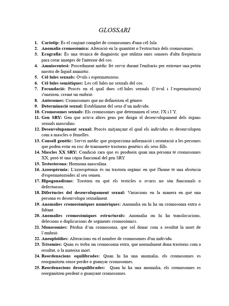 GLOSSARI | PDF