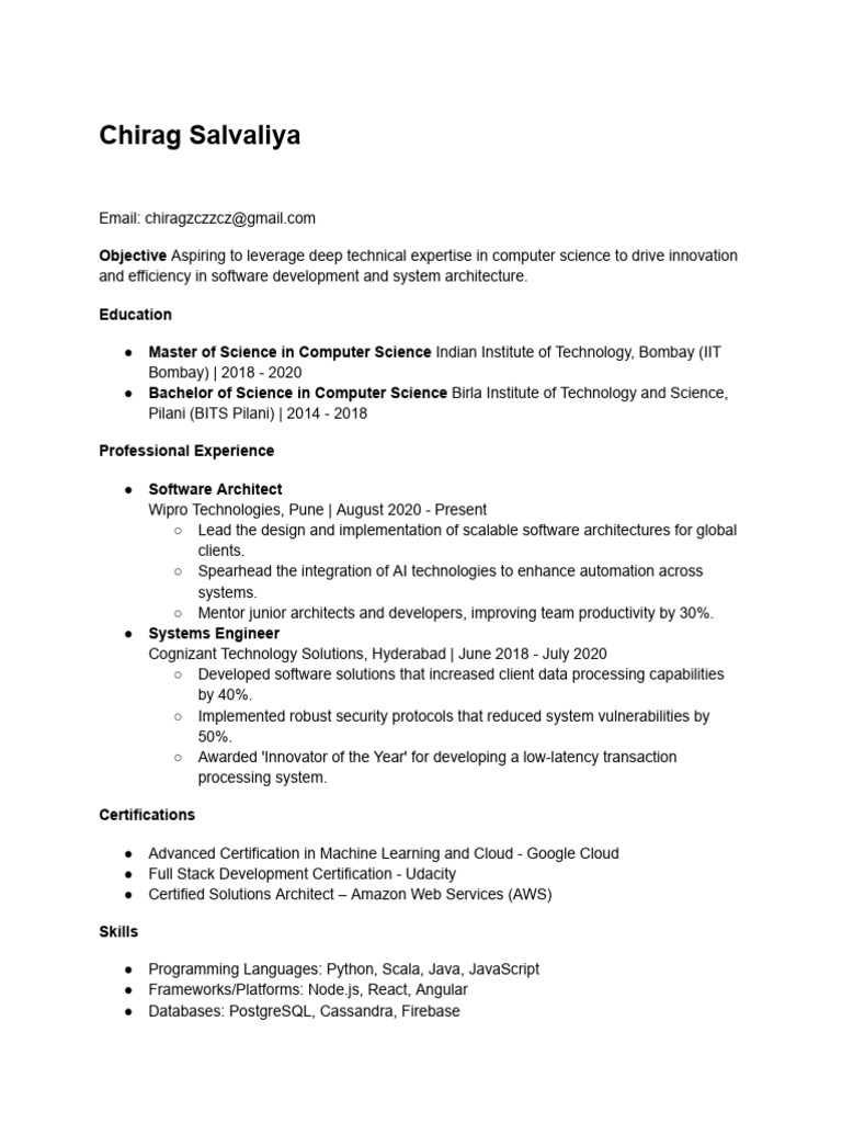 Chirag Salvaliya | PDF