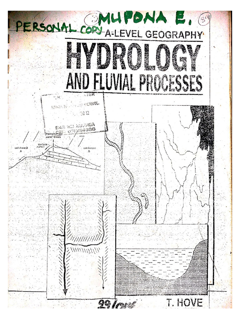 Mupona Hydrology and Fluvial Processes A' Level | PDF