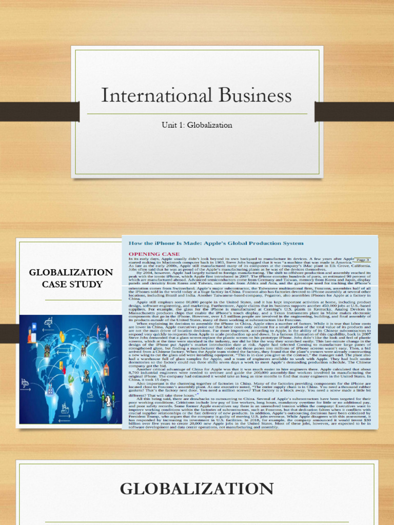 Unit 1 International Business | PDF | Franchising | Business