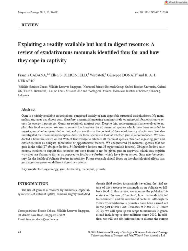 Integrative Zoology - 2017 - CABANA - Exploiting a readily available ...
