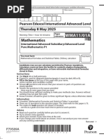 Edexcel A Level Mathematics Topic Checklist | PDF | Trigonometric ...