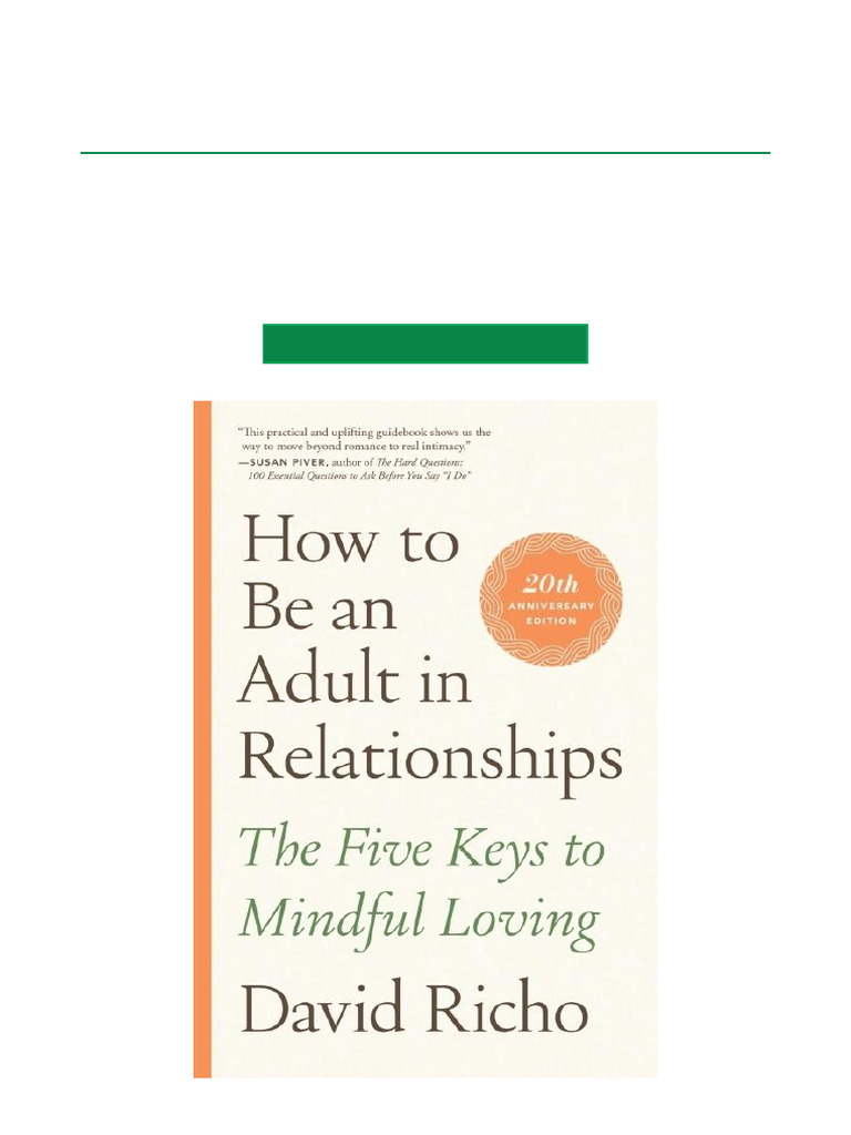 Adult Relationships: Five Keys Guide | PDF