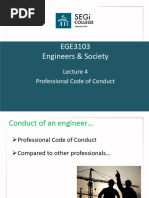 ECSA 2017 Code of Conduct | PDF | Conflict Of Interest | Engineering
